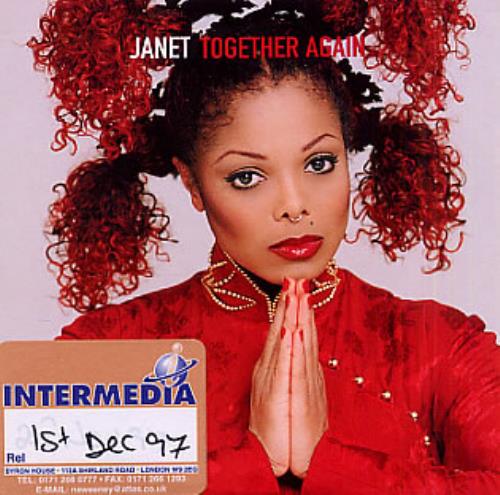 Janet Jackson Together Again UK Promo CD single (CD5 / 5") (98490)