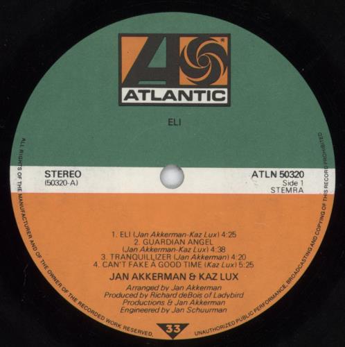 Jan Akkerman Eli Dutch vinyl LP album (LP record) (814789)
