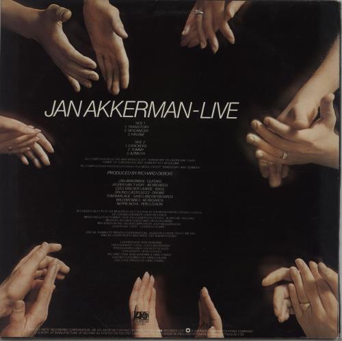 Jan Akkerman Live UK vinyl LP album (LP record) (763810)