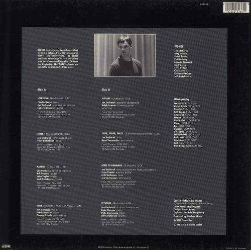Jan Garbarek Works German vinyl LP album (LP record) (672951)