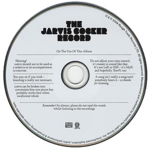 Jarvis Cocker Jarvis US Promo CD album (CDLP) (399993)