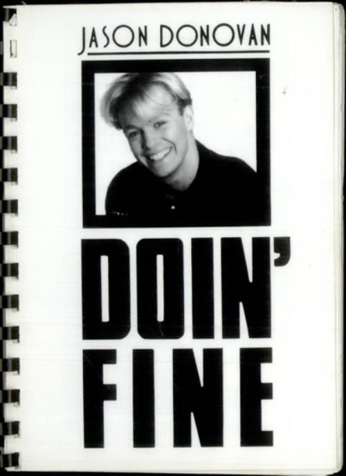 Jason Donovan Doin' Fine - European Tour 1990 - Phase 1 UK Itinerary ...