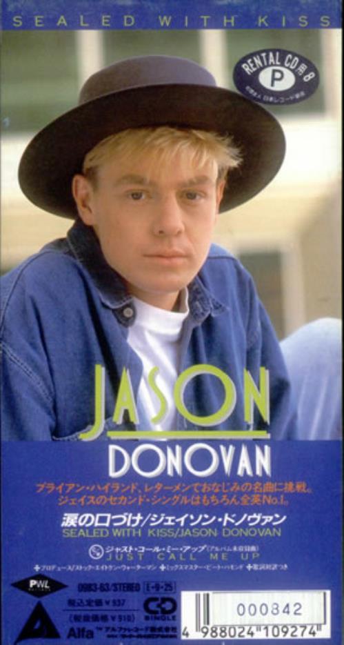 Jason Donovan Sealed With A Kiss Japanese 3" CD single (CD3) (20987)
