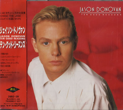 Jason Donovan Ten Good Reasons Japanese Promo CD album (CDLP) (68660)