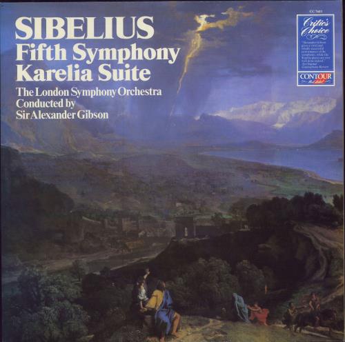 Jean Sibelius Fifth Symphony / Karelia Suite UK vinyl LP album (LP record) (782550)