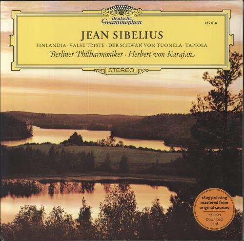 Jean Sibelius Finlandia · Valse Triste · Der Schwan Von Tuonela · Tapiola - 180gm German vinyl ...