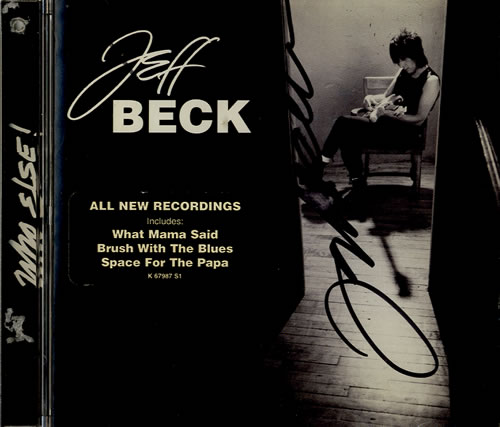 Jeff Beck Who Else! - Autographed US CD album (CDLP) (552877)