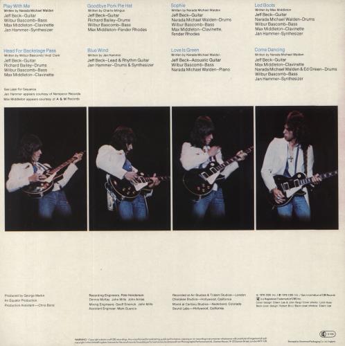 Jeff Beck Wired UK vinyl LP album (LP record) (546938)
