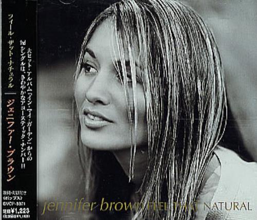 Jennifer Brown Feel That Natural Japanese Promo CD single (CD5 / 5 ...