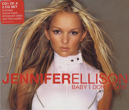 Jennifer Ellison Baby I Don't Care UK 2-CD single set (Double CD single ...