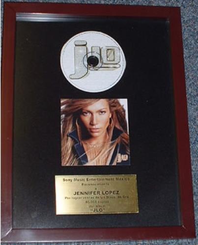 Jennifer Lopez JLO Mexican award disc (272591)