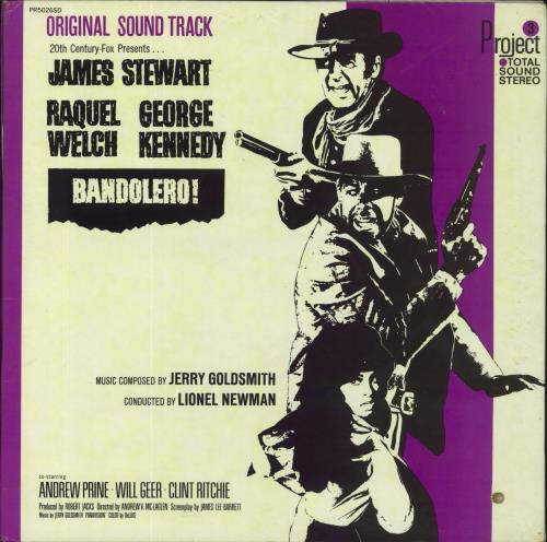 Jerry Goldsmith Bandolero! OST US vinyl LP album (LP record) (821110)