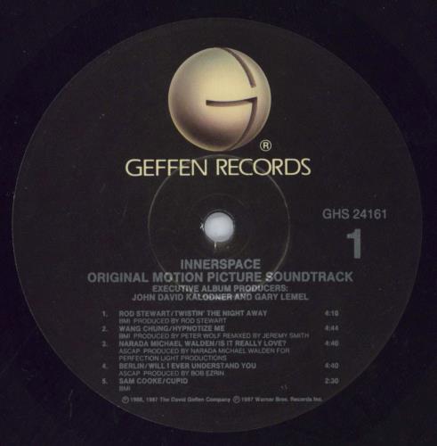 Jerry Goldsmith Innerspace - OST US vinyl LP album (LP record) (821121)