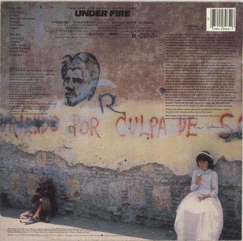 Jerry Goldsmith Under Fire German vinyl LP album (LP record) (693120)