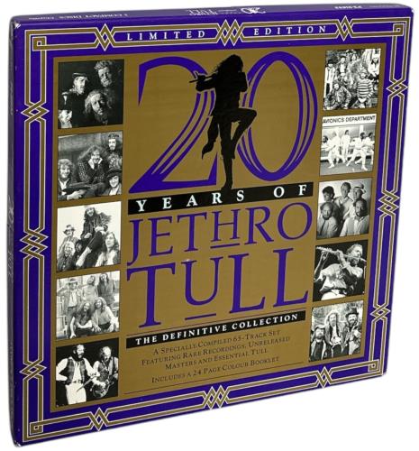 Jethro Tull 20 Years Of Jethro Tull - The Definitive Collection US box set (342269)
