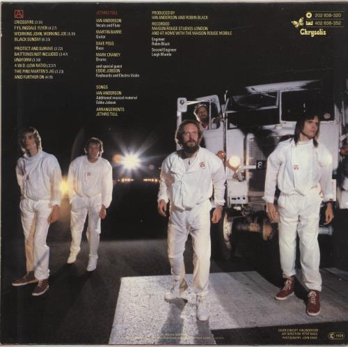 Jethro Tull 'A' German vinyl LP album (LP record) (357443)