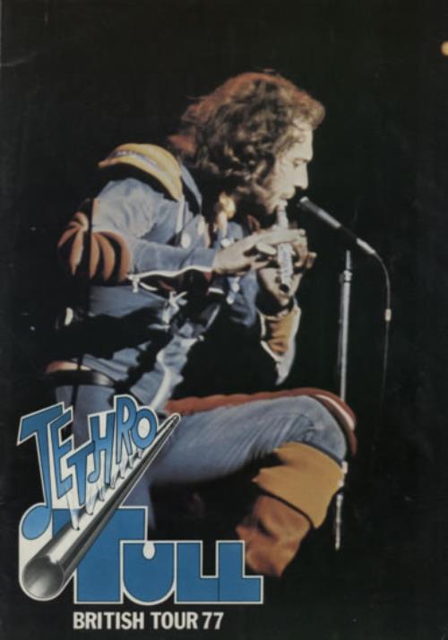 Jethro Tull British Tour 77 UK tour programme (549525) TOUR PROGRAMME