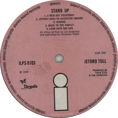 Jethro Tull Stand Up - 3rd - VG UK vinyl LP album (LP record) (643925)