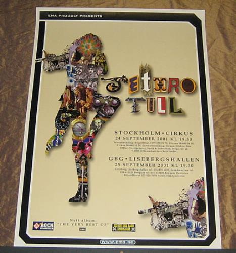 Jethro Tull Stockholm Circus / Göteborg Lisebergshallen Swedish Promo ...