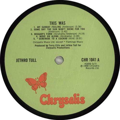 Jethro Tull This Was - Laminated UK vinyl LP album (LP record) (712508)