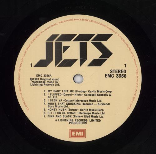 Jets Jets UK vinyl LP album (LP record) (494732)