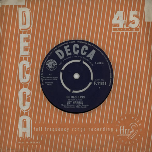 Jet Harris Big Bad Bass UK 7" vinyl single (7 inch record / 45) (269879)