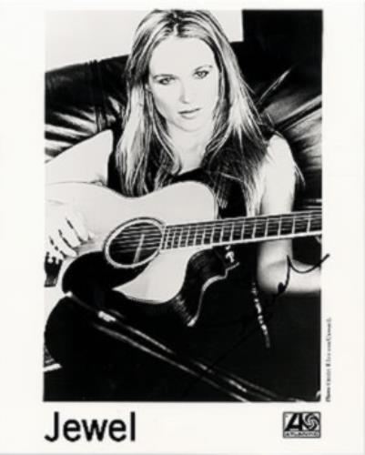 Jewel Jewel - autographed photo US Promo photograph (222403) PROMO ...