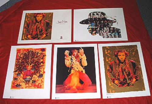 Jimi Hendrix The Jimi Hendrix Exhibition Portfolio US memorabilia ...