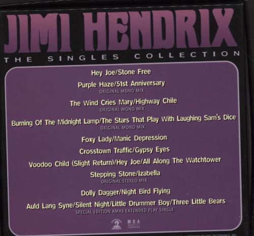 Jimi Hendrix The Singles Collection UK box set (265991)