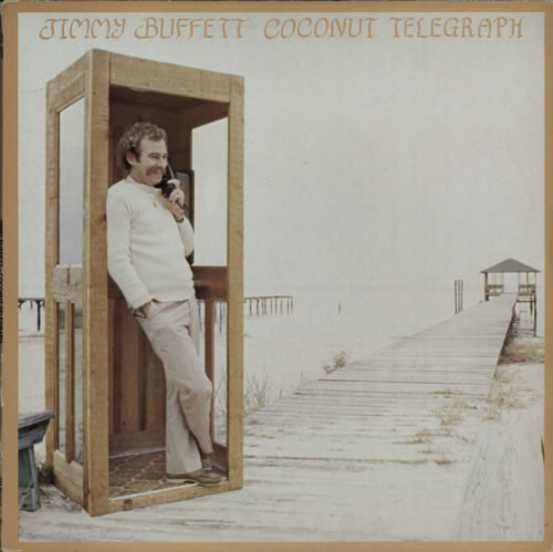 Jimmy Buffett Coconut Telegraph UK vinyl LP album (LP record) (586321)