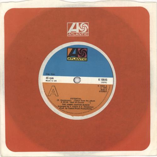 Jimmy Castor Potential UK 7" vinyl single (7 inch record / 45) (728262)