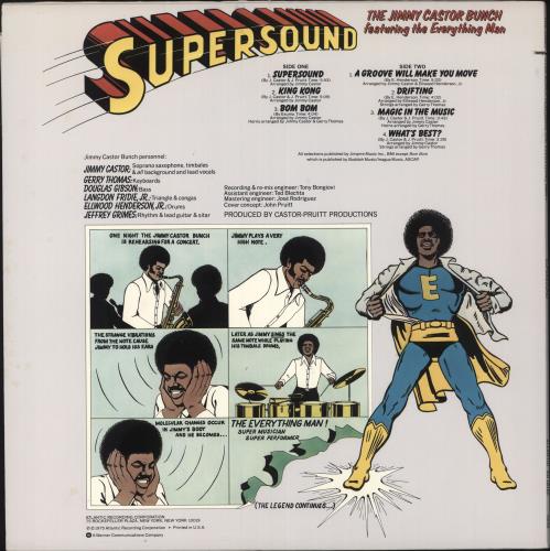 Jimmy Castor Supersound US vinyl LP album (LP record) (724792)