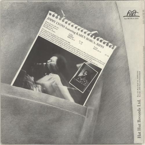 Jimmy Lyons Riffs US vinyl LP album (LP record) (707252)