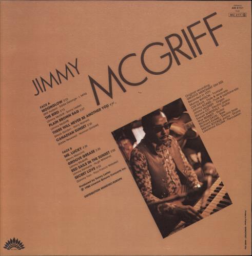 Jimmy McGriff Jimmy McGriff French vinyl LP album (LP record) (806328)