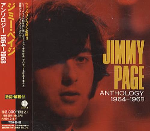 Jimmy Page Anthology 1964-1968 Japanese CD album (CDLP) (323259)
