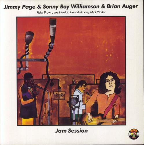 Jimmy Page Jam Session UK vinyl LP album (LP record) (830737)