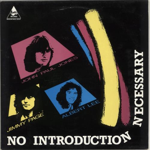 Jimmy Page No Introduction Necessary UK vinyl LP album (LP record) (506078)
