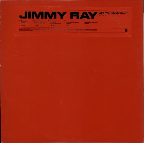 Jimmy Ray Are You Jimmy Ray ? UK Promo 12" vinyl single (12 inch record ...