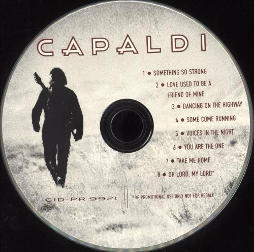 Jim Capaldi Some Come Running UK Promo CD album (CDLP) (135405)