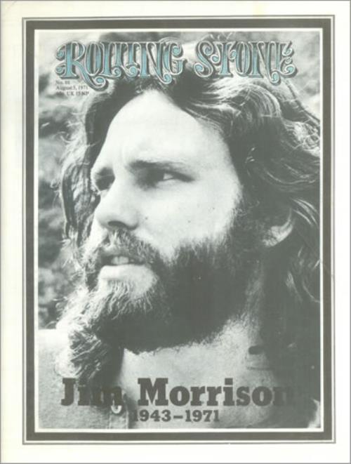 Jim Morrison Rolling Stone US magazine (531329) AUGUST 5, 1971