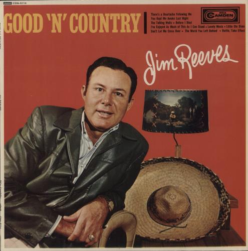 Jim Reeves Good 'N' Country UK vinyl LP album (LP record) (316735)