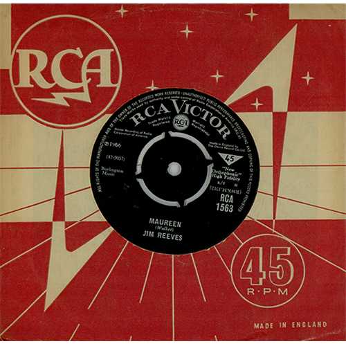 Jim Reeves Maureen UK 7" vinyl single (7 inch record / 45) (408534)