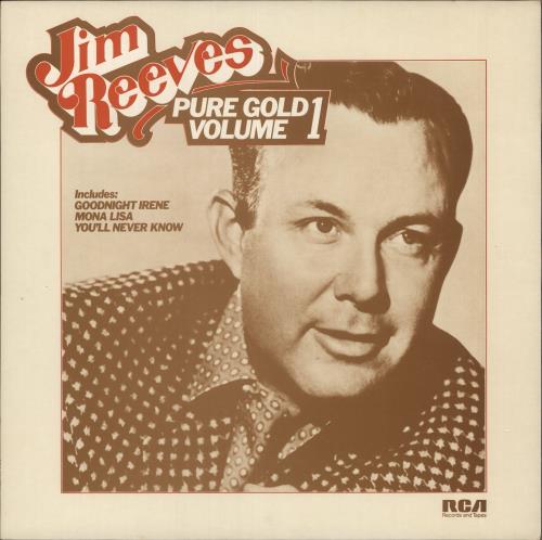 Jim Reeves Pure Gold - Volume One UK vinyl LP album (LP record) (731527)