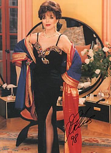 Joan Collins Signed Picture UK memorabilia (262981) SIGNED PICTURE