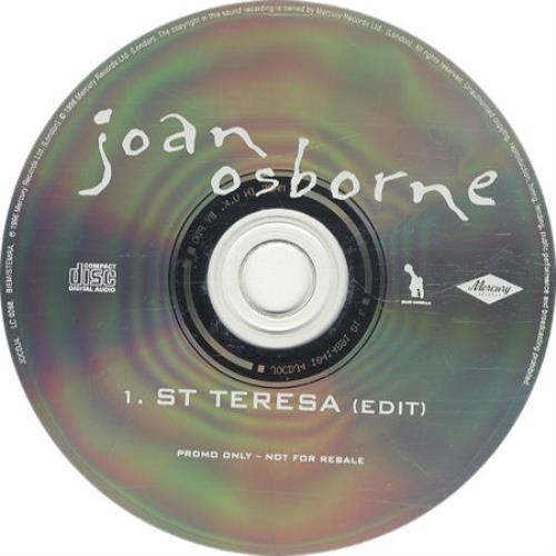 Joan Osborne St Teresa - Edit UK Promo CD single (CD5 / 5") (68851)