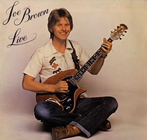 Joe Brown Live - Autographed UK vinyl LP album (LP record) (550628)