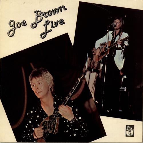 Joe Brown Live UK vinyl LP album (LP record) (699517)