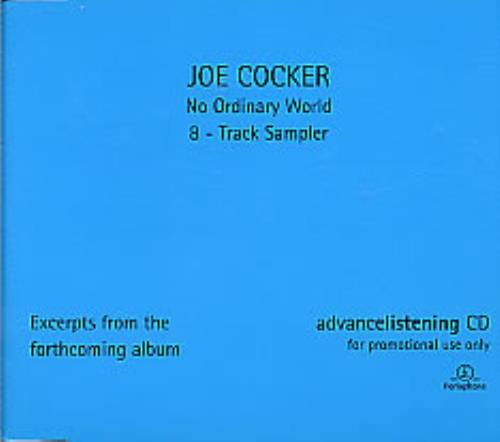 Joe Cocker No Ordinary World UK Promo CD single (CD5 / 5") (276165)