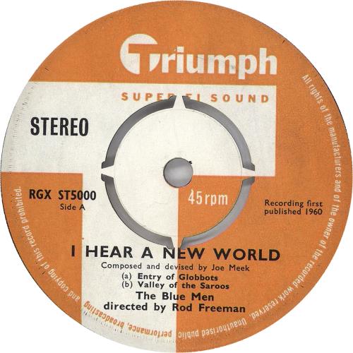 Joe Meek I Hear A New World Part 1 UK 7" vinyl single (7 inch record ...
