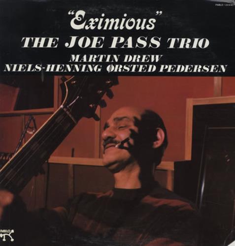 Joe Pass Eximious US vinyl LP album (LP record) (362064)